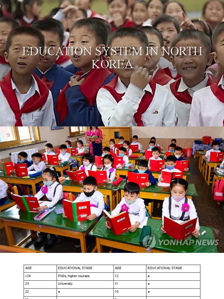 EDUCATION SYSTEM IN NORTH KOREA Powert Point | PDF