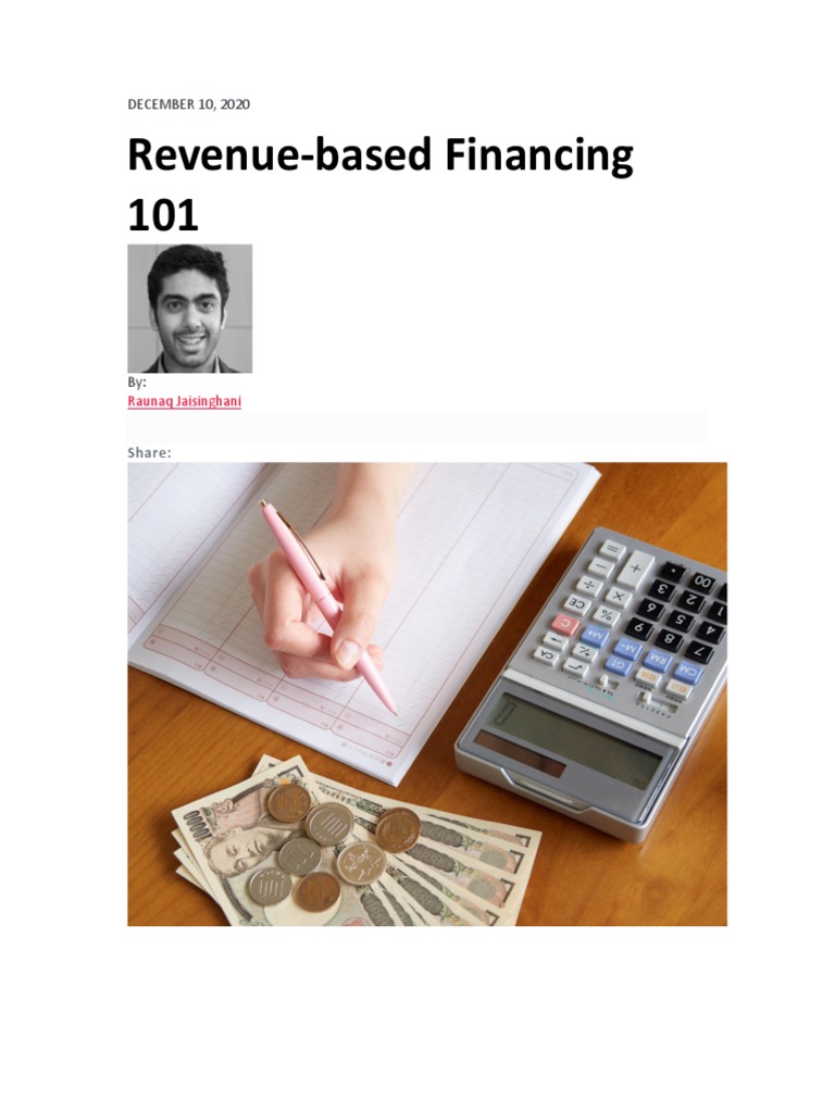 Understanding Revenue-Based Financing | PDF | Market (Economics ...