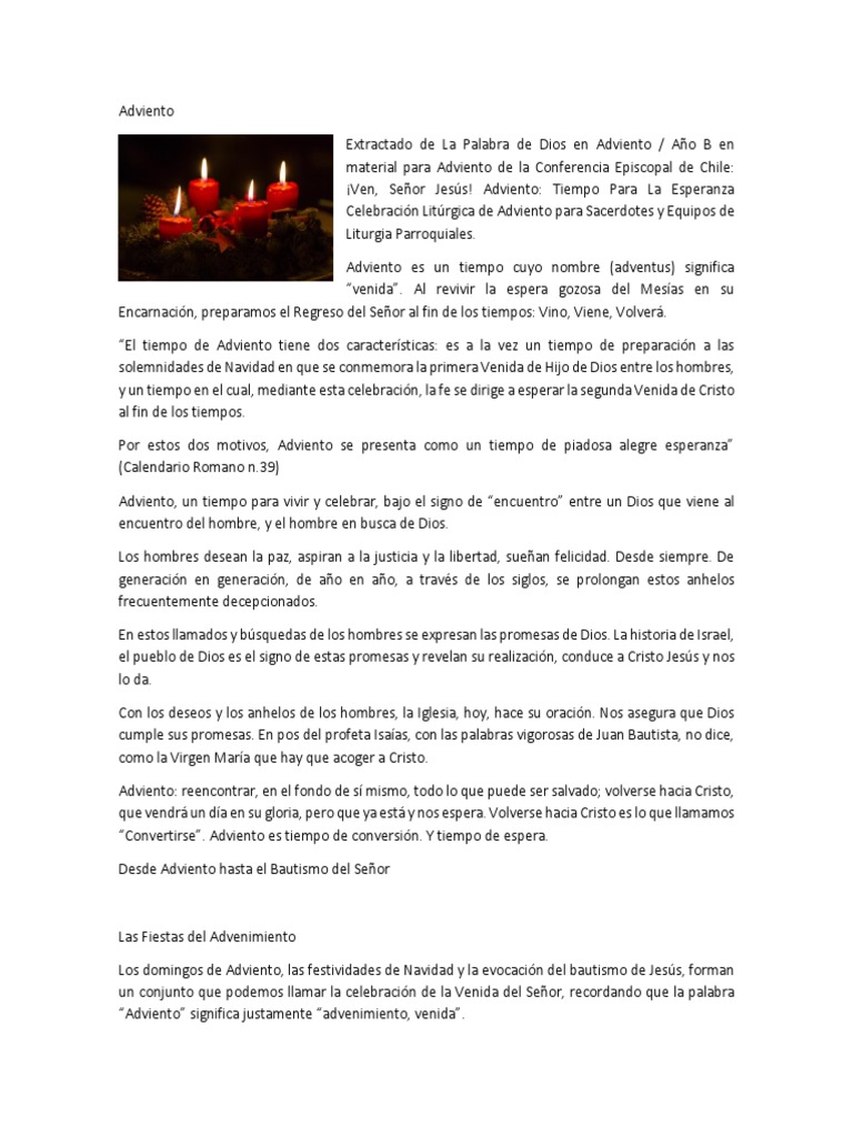 Adviento: Esperanza y Conversión | PDF | Adviento | Navidad