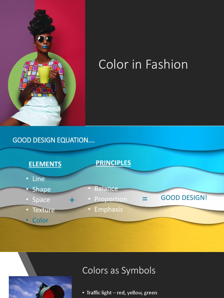 Color in Fashion PPT | PDF | Color | Vision