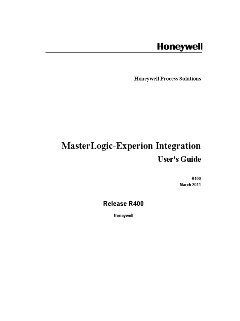 ML Experion Integration | PDF | Programmable Logic Controller | Server ...