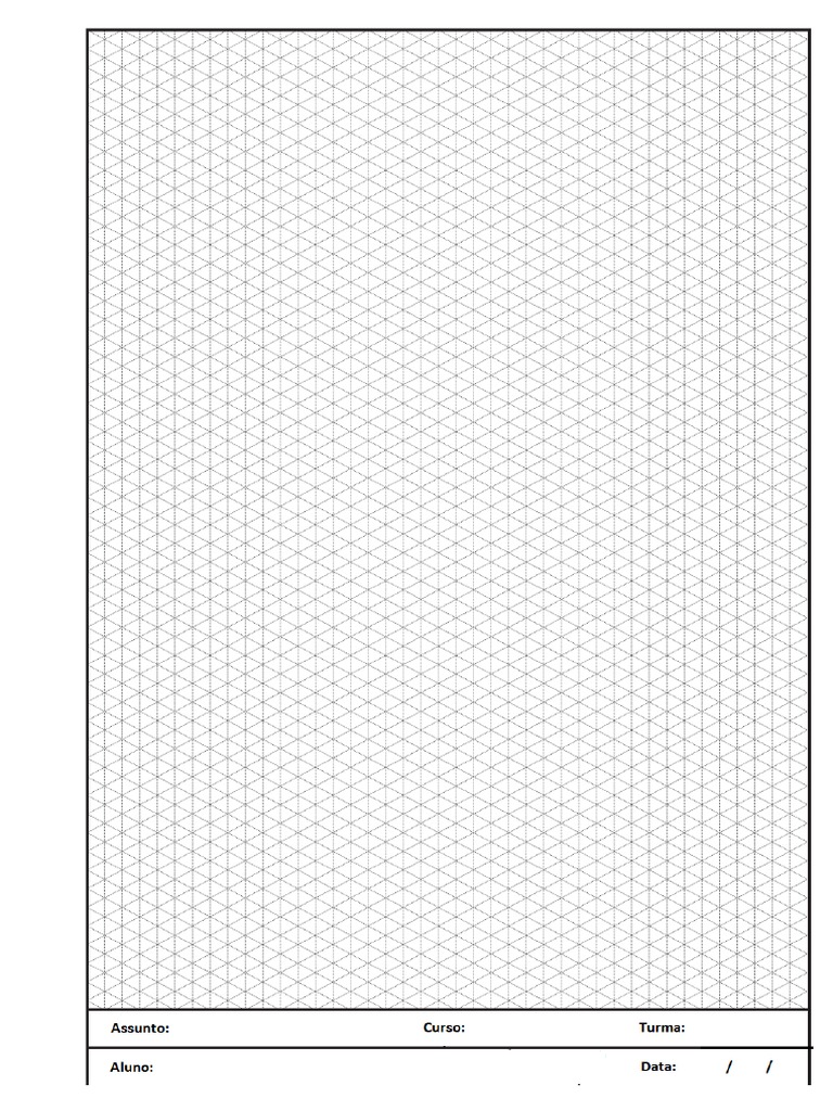 Folha Isométrica | PDF