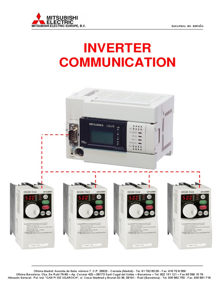 infoPLC - Net - NT - Comunicacion - FX3U - Con - Variadores - Via - RS485 | PDF | Bienes ...