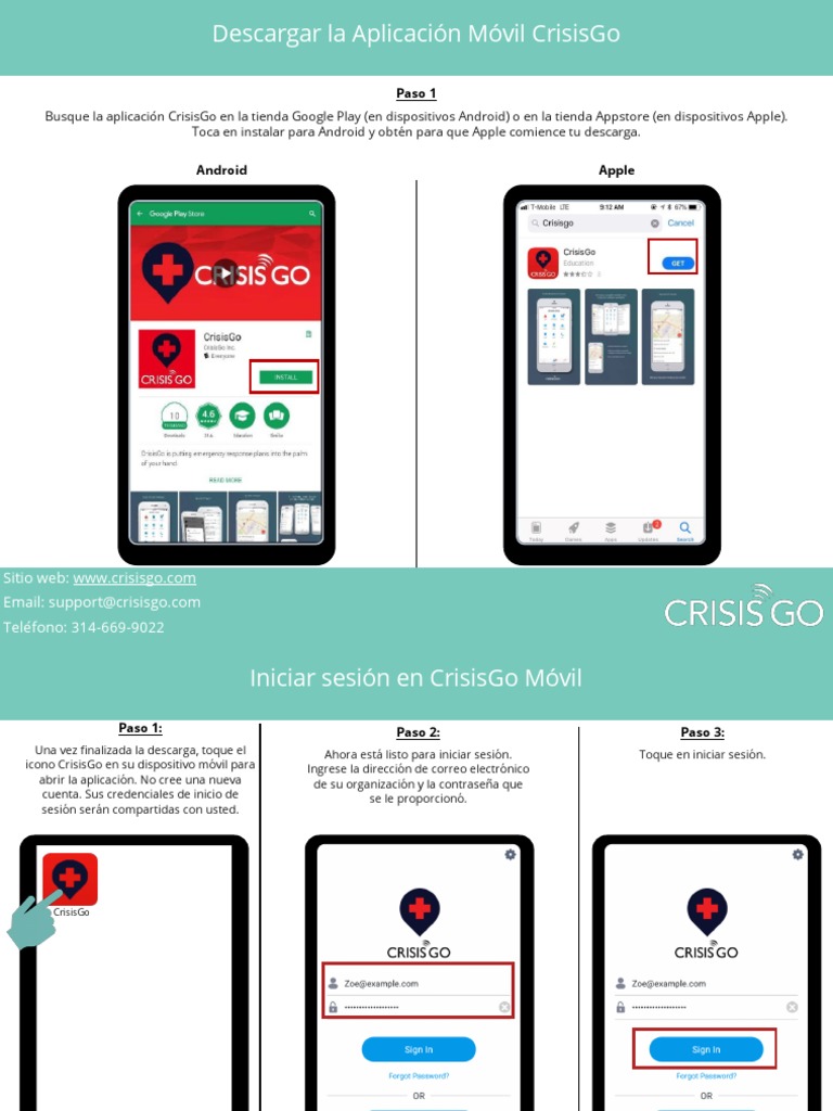 Guía Crisis Go | PDF | Sitios web | Android (sistema operativo)