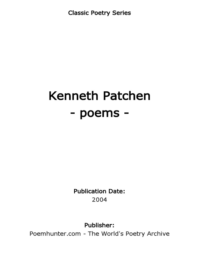 Kenneth Patchen 2004 9 | PDF