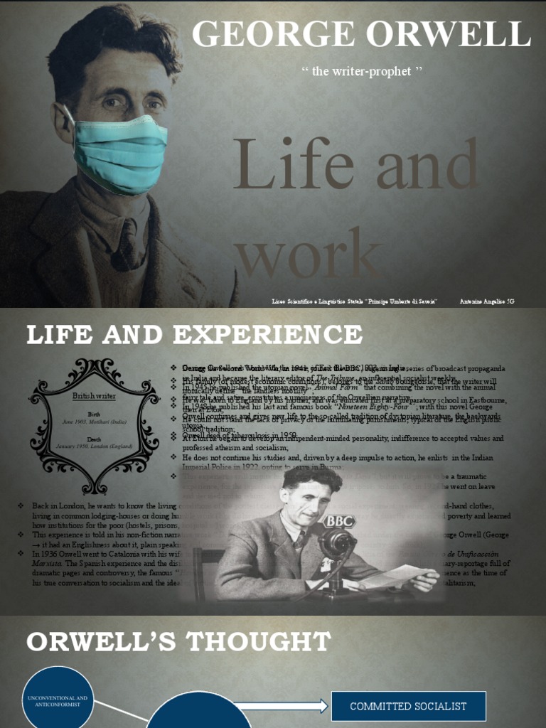George Orwell, Life and Work | PDF | George Orwell | Joseph Stalin