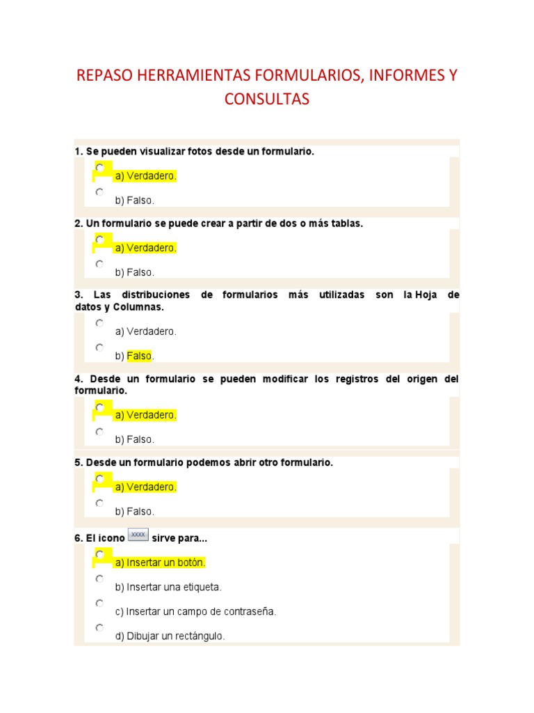 Cuestionario 3 Access Isai Buendia Juarez | PDF | Bases de datos ...