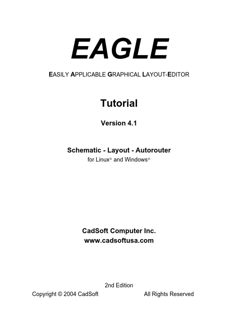 Tutorial Eagle 5.11 en | PDF | Icon (Computing) | Menu (Computing)