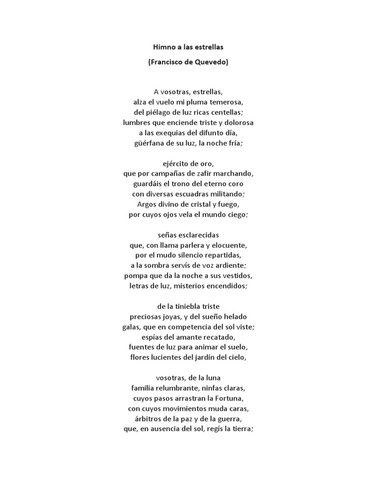 Himno A Las Estrellas | PDF