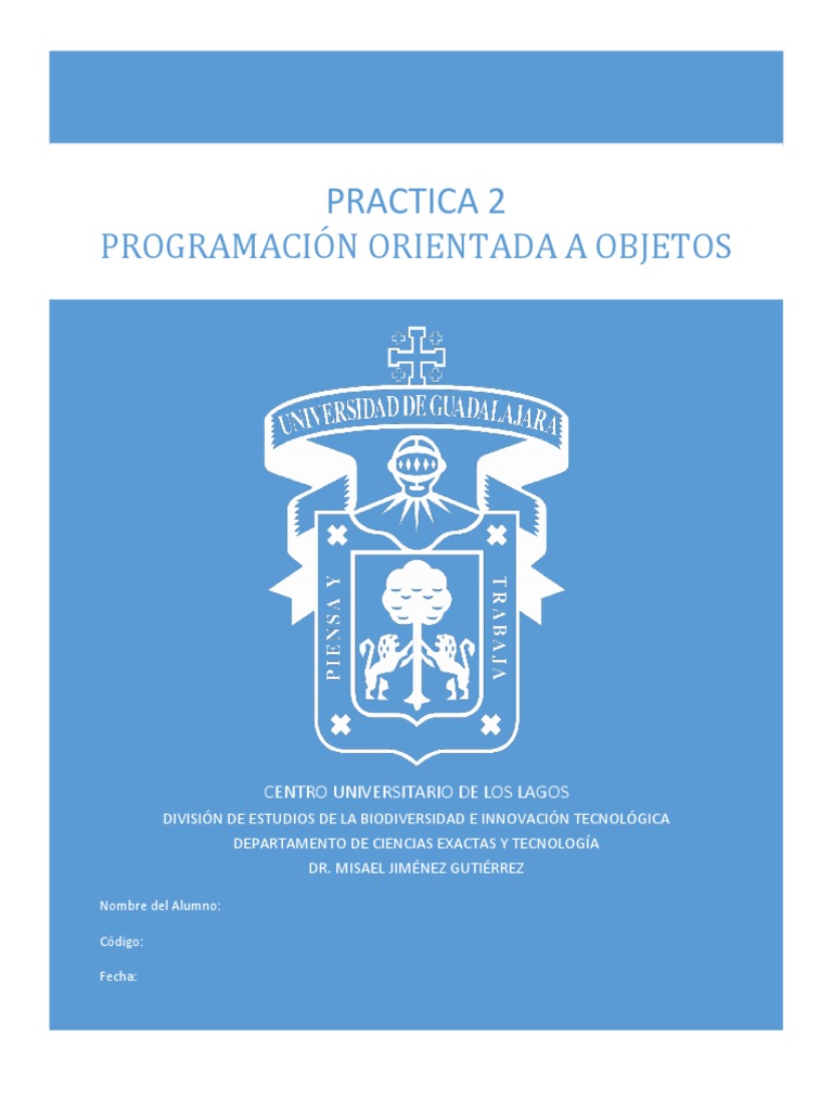 Práctica 2 | PDF | Java (lenguaje de programación) | Variable (informática)
