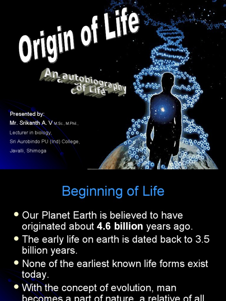 Orgin of Life and Organic Evolution | PDF | Abiogenesis | Natural Selection