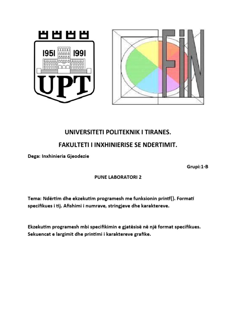 Universiteti Politeknik I Tiranes | PDF