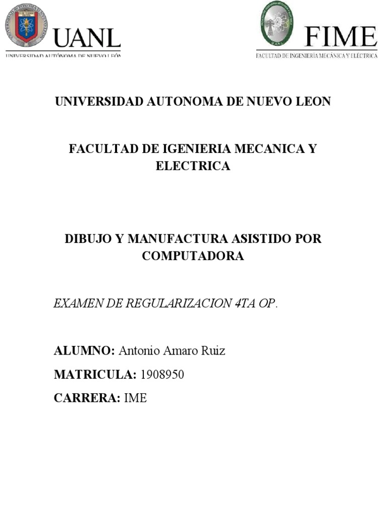 Ex. Regulaizacion DMXP - Antonio Amaro - 1908950 | PDF | Informática