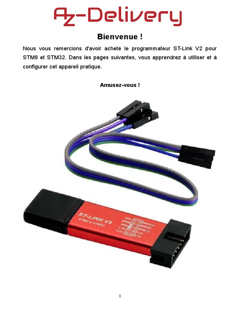 ST-Link V2 USB Dongle Programmer - FR | PDF | Interface (Informatique ...