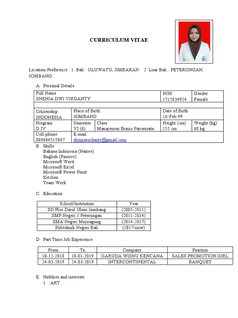 New CV Bismillah | PDF | Learning | Behavior Modification