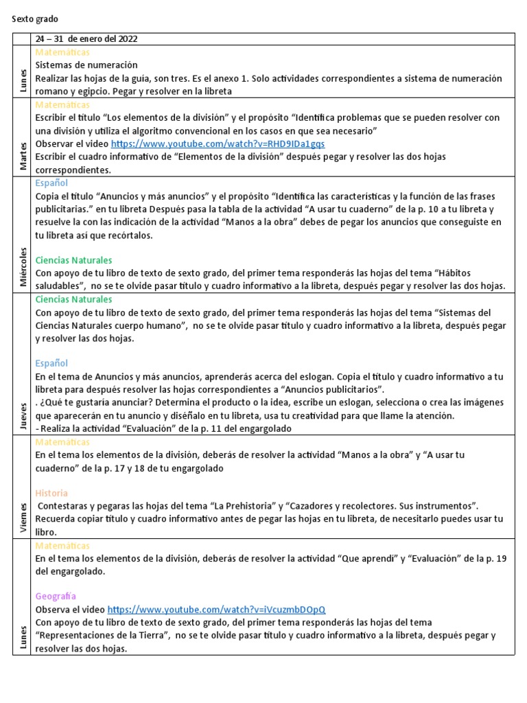 Sexto Grado | PDF | Science