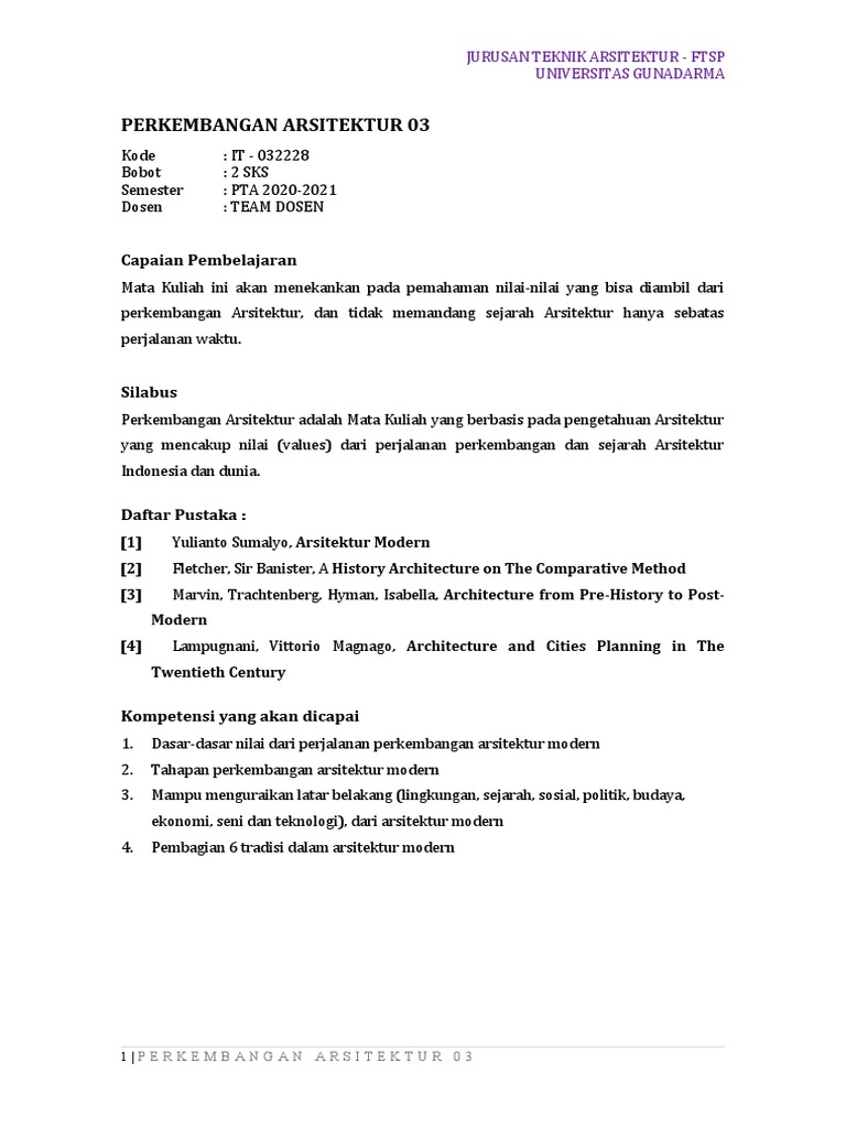 Modul Ajar Perk Ars 03 - 2021 | PDF