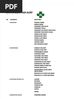 Daftar Obat Prekursor | PDF | Medicine | Psychopharmacology