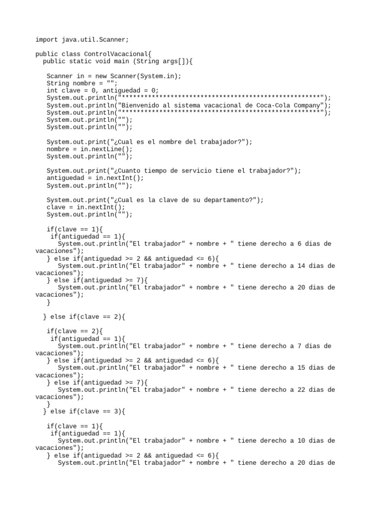 Codigo Fuente Sistema | PDF