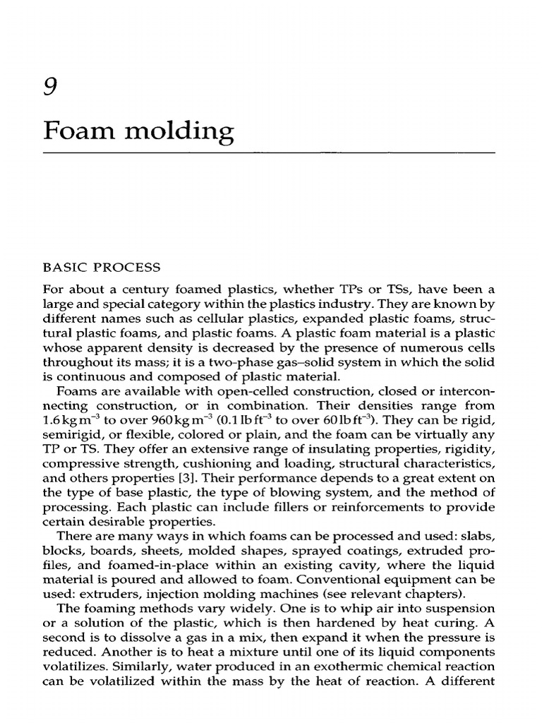 Foam Molding - 11 | PDF | Polyurethane | Polystyrene