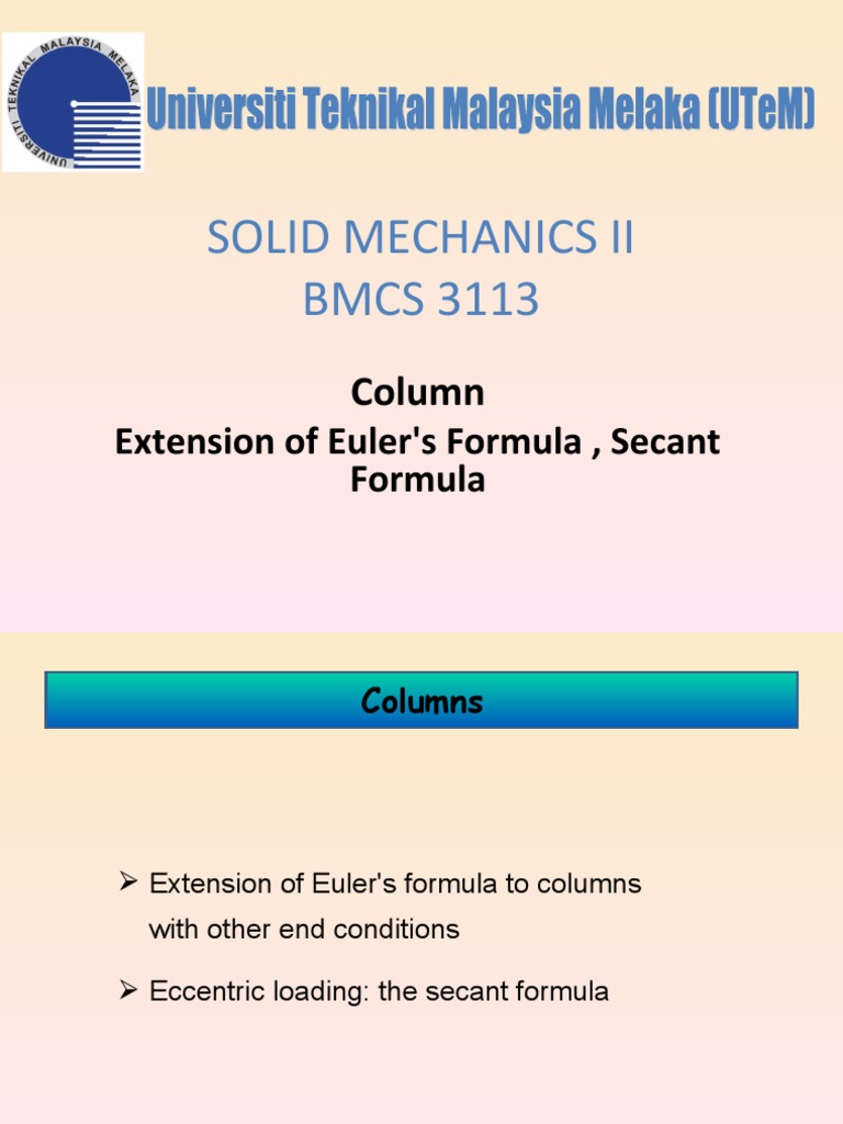 Analysis of Buckling Behavior and Load Capacity of Eccentrically Loaded Columns with Various ...