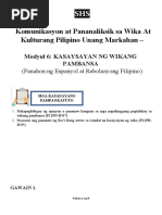 Aralin #6 - Ang Instrumental, Regulatoryo, at Interaksiyunal - Mga ...