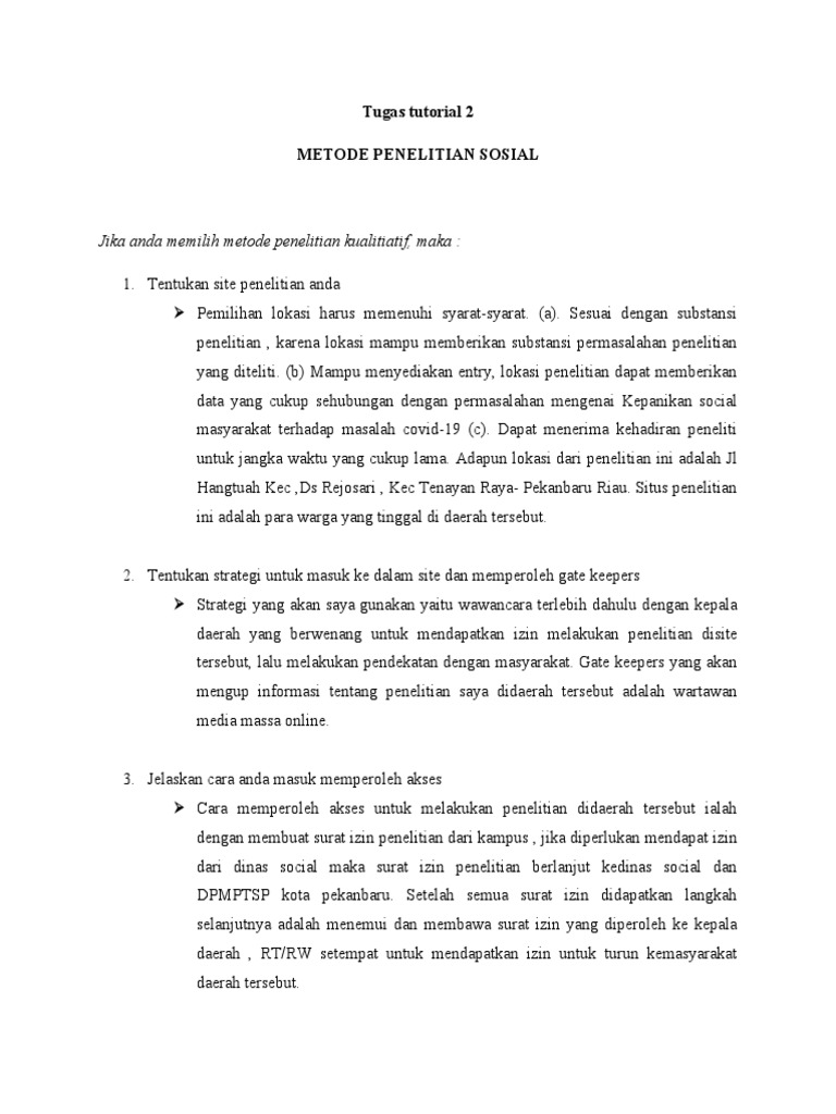 Tugas Tutorial 2 | PDF