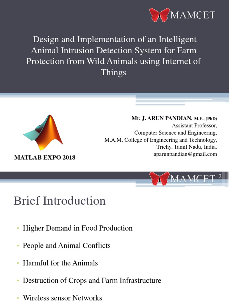 Design and Implementation of An Intelligent Animal Intrusion Detection ...