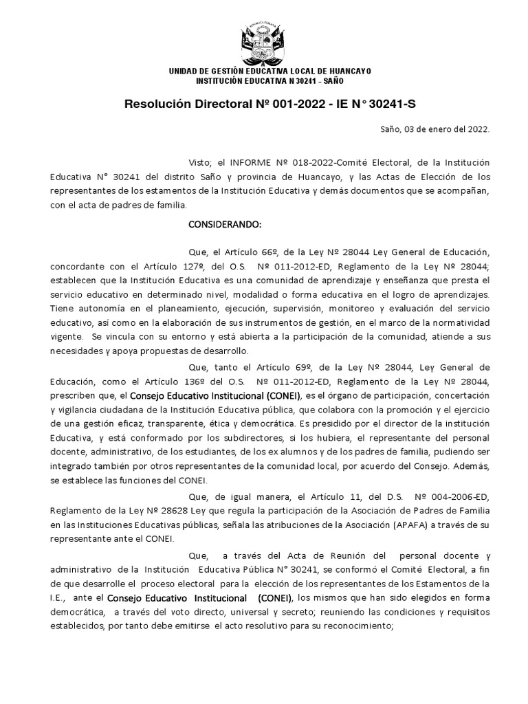 Conei y Apafa 2022 | PDF | Regulación | Gobierno