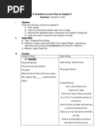 Semi Detailed Lesson Plan in Analogy | PDF | Analogy | Lesson Plan