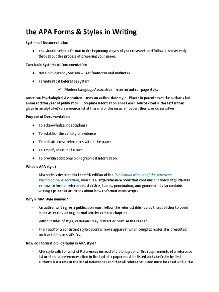 The APA Forms | PDF | Apa Style | Note (Typography)