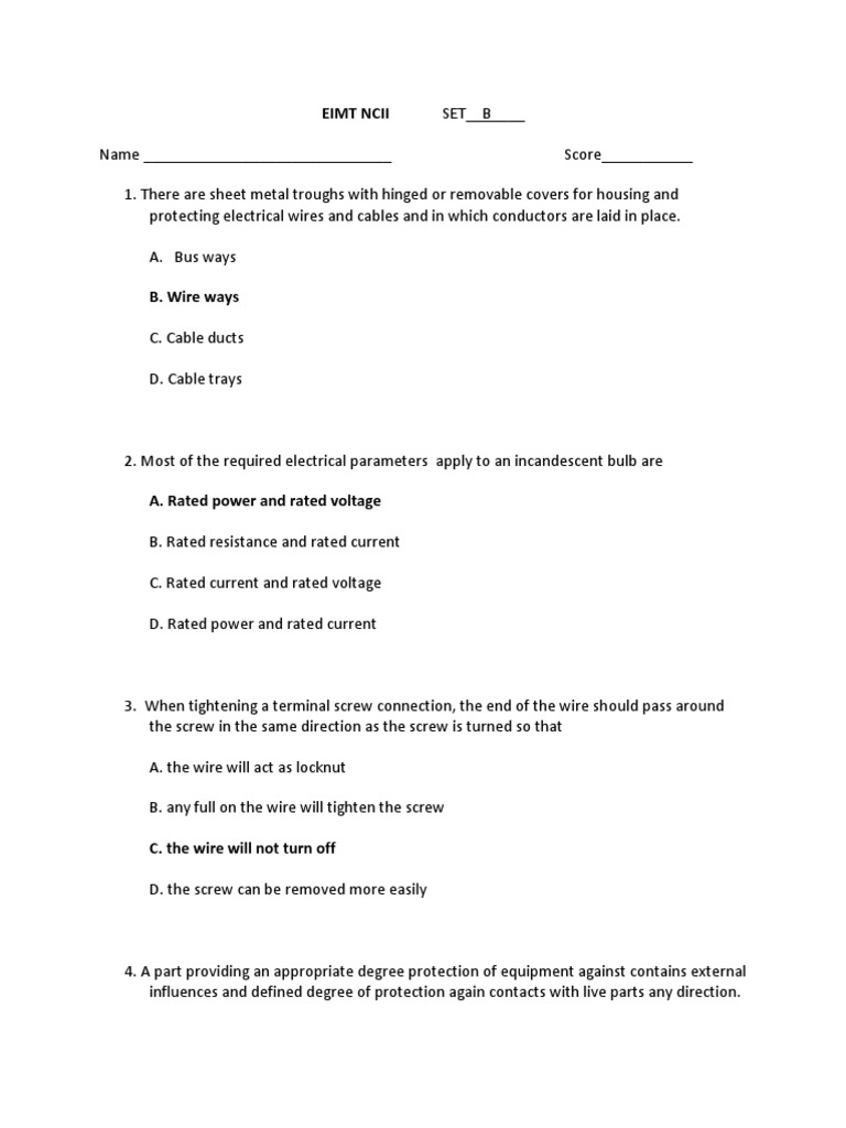 Eimt Ncii | PDF | Electrical Wiring | Electrical Connector