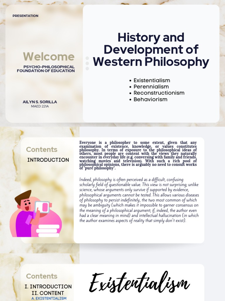 History and Development of Western Philosophy | PDF | Existentialism ...