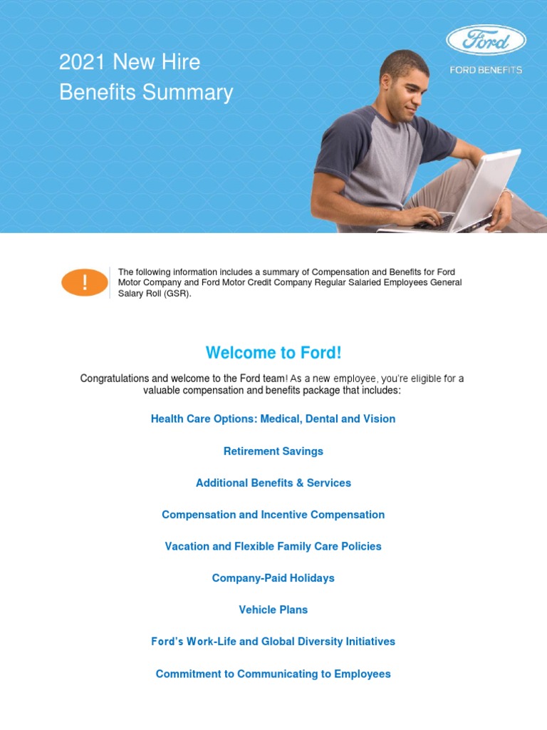 Ford Employee Benefits Overview 2021 | PDF | Compensation And Benefits ...