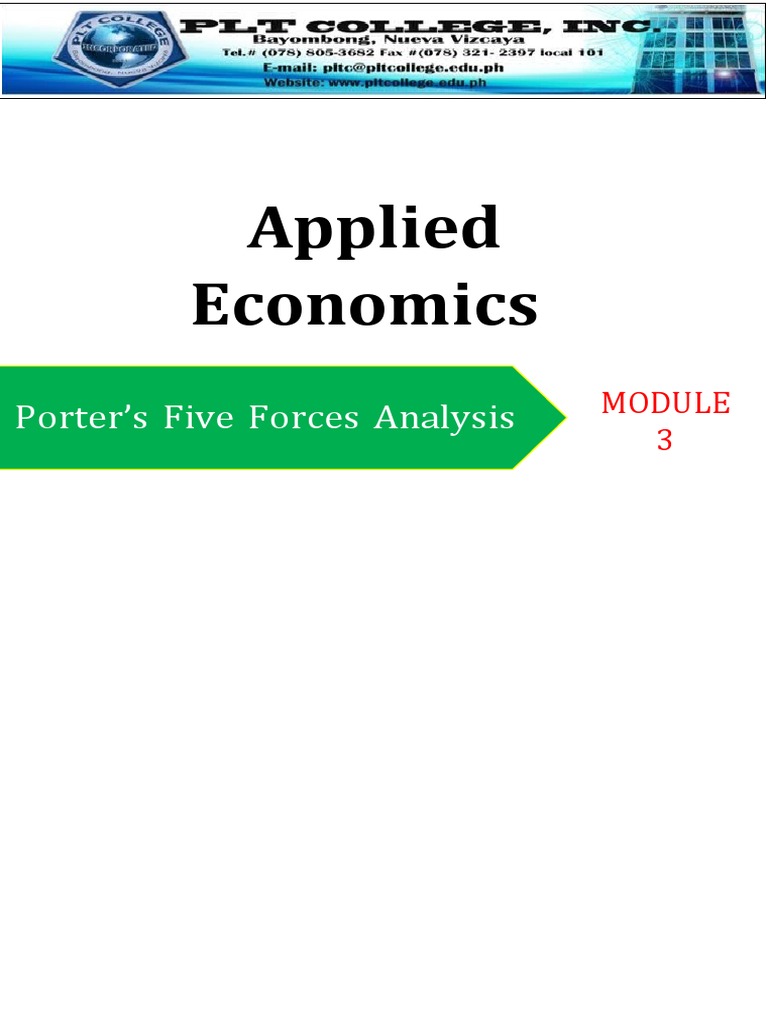 Applied Eco - Q4 - M3 | PDF | Business | Economies
