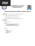 Detailed Lesson Plan (Wiring Diagram) | PDF | Electrical Wiring ...