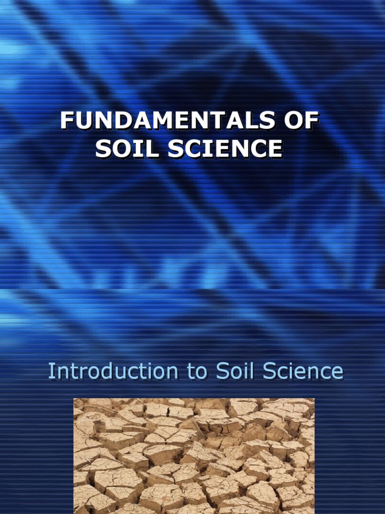 Fundamentals of Soil Science | PDF