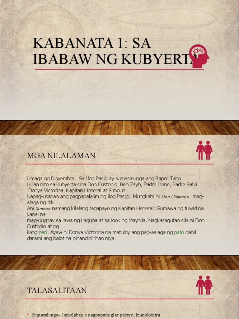 Kabanata 1 - Sa Ibabaw NG Kubyerta | PDF