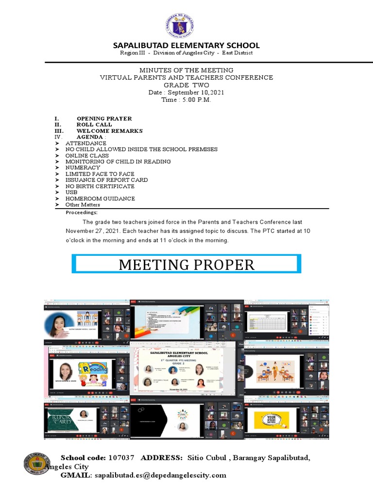 Narrative PTC 1st Quarter | PDF