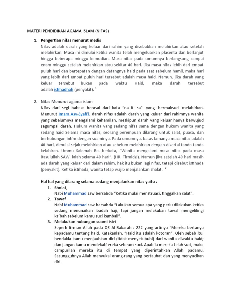 Materi Pendidikan Agama Islam | PDF | Agama & Spiritualitas