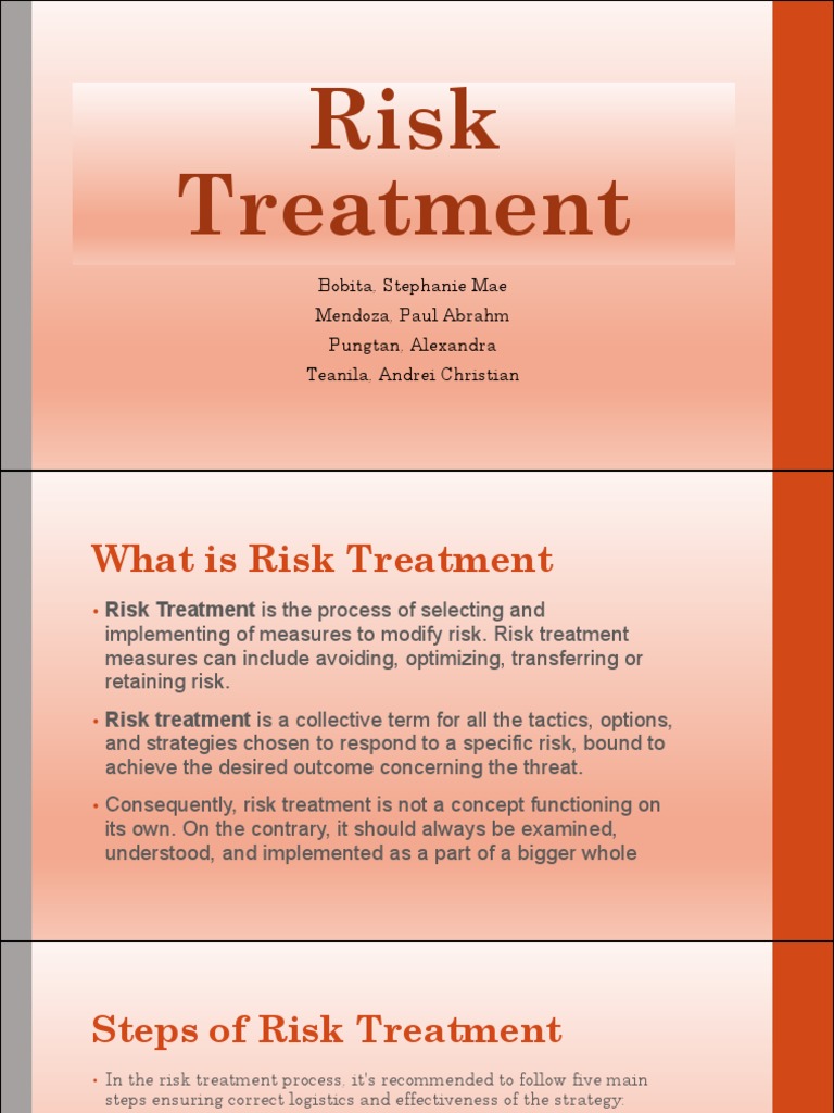 Understanding Risk Treatment: A Comprehensive Guide to Managing Risk ...
