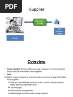 Oracle ISupplier Portal Process Flow | PDF