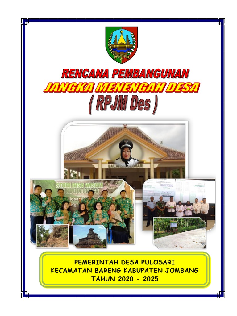 RPJMDes Pulosari Nyu 2020-2025 | PDF | Griya & Taman