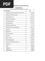 Detailed Estimate of CC Road | PDF