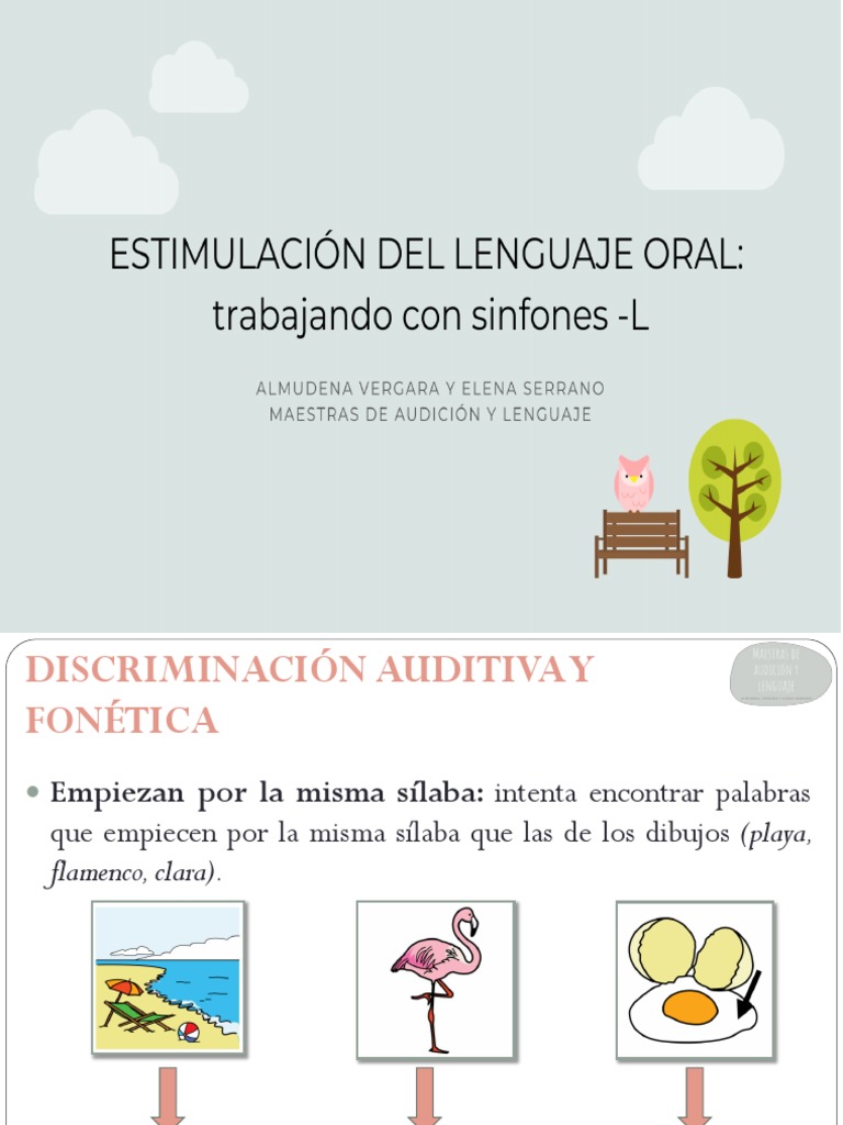 Estimulacion Del Lenguaje Sinfones L | PDF