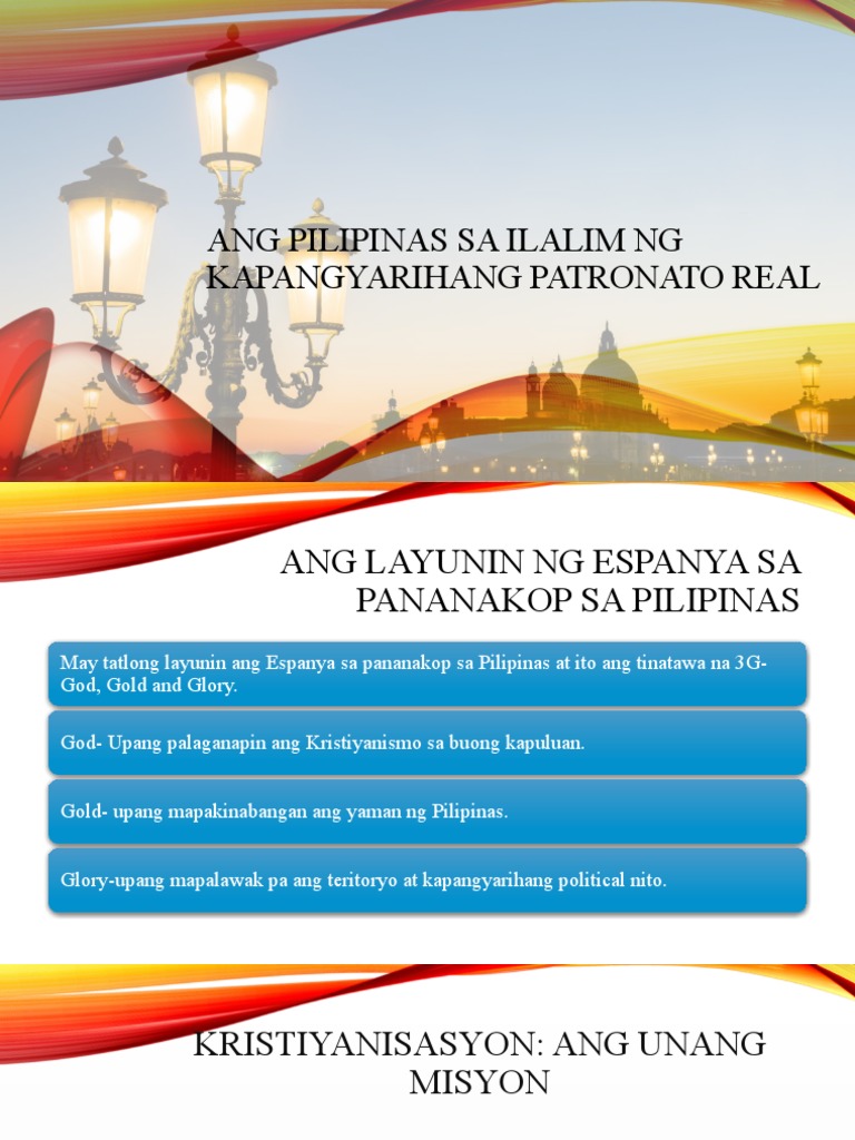 Ang Pilipinas Sa Ilalim NG Kapangyarihang Patronato Real | PDF
