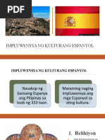 Mabuting Epekto NG Pagsakop NG Espanya Sa Pilipinas | PDF