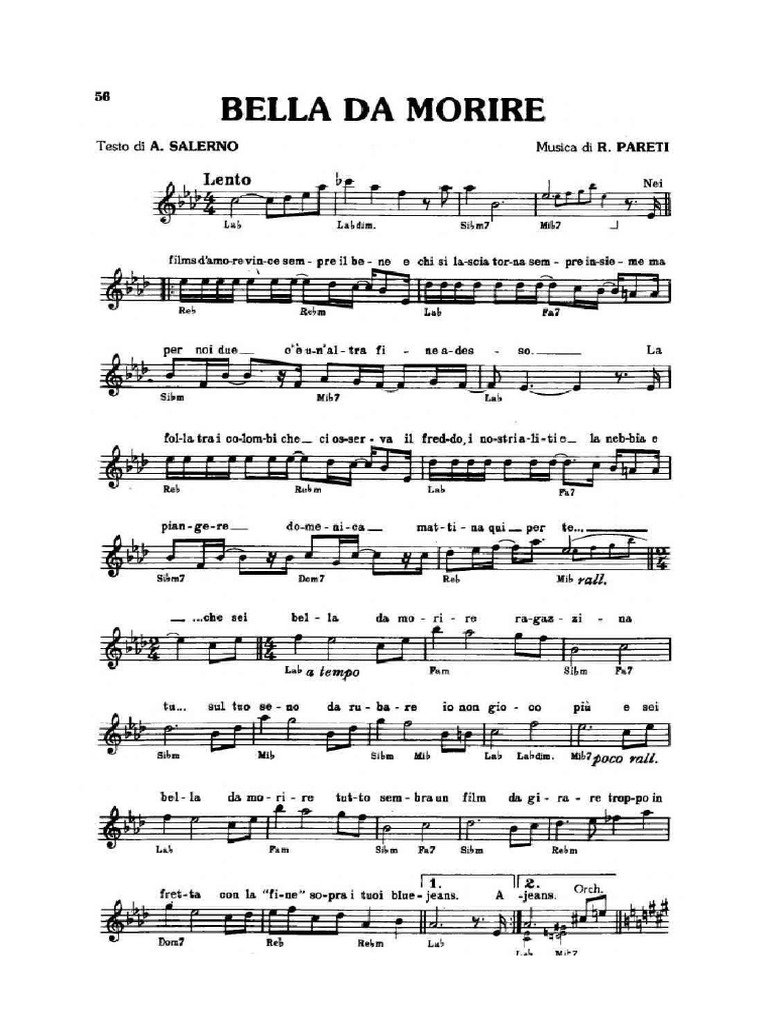 Bella Da Morire | PDF