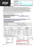 Template of Marine Incident Report | PDF | Ships | Boats