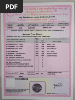 SSLC Marks Card | PDF